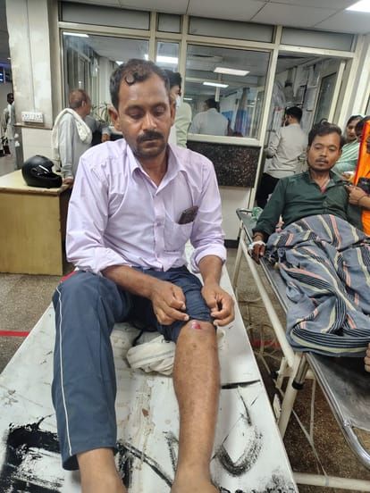 Dial 112 Vehicle Coming From Wrong Direction Hits Auto, Two Labourers ...