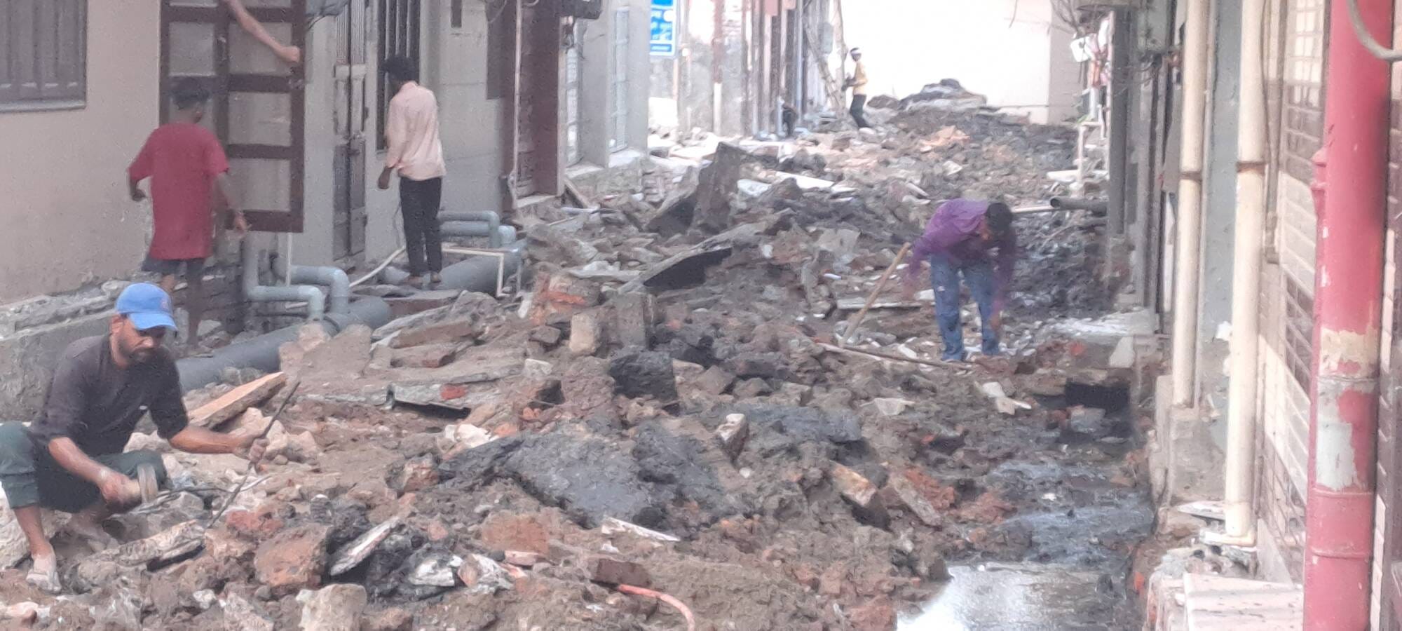 In The Name Of Laying Pipes, Streets And Drains Were Dug Up And Left ...