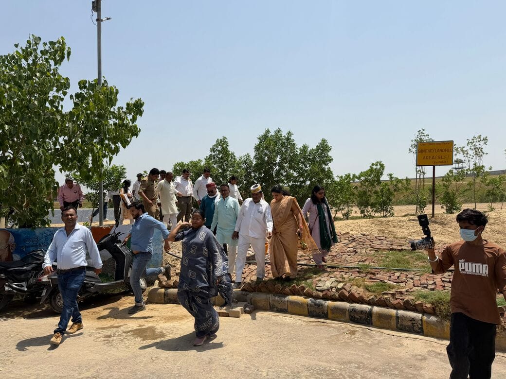 Mayor Hemlata Diwakar Inspected The Integrated Waste Management City ...