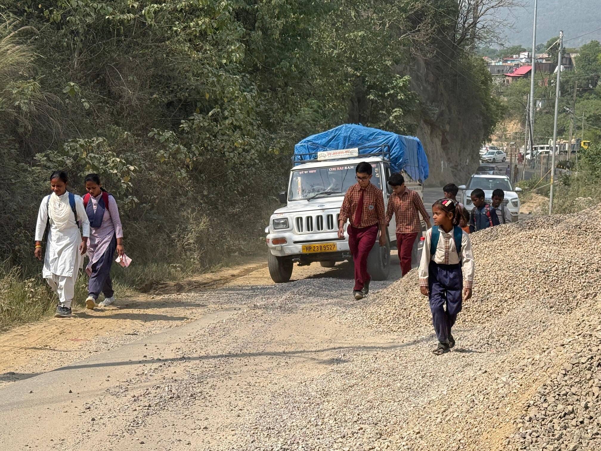 Sand And Gravel Dumped On The Road Has Caused Accidents, Anger Among ...