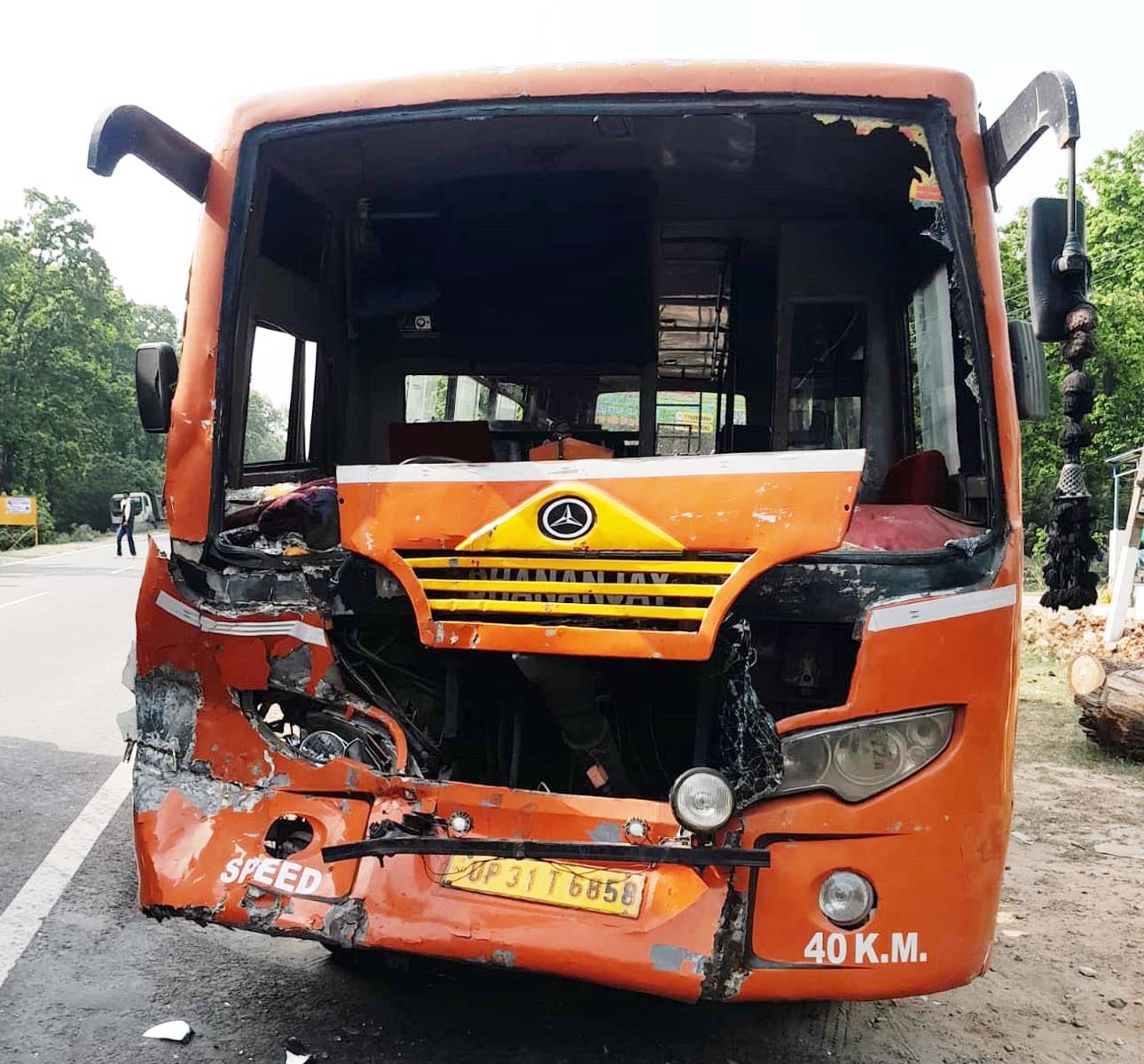 Bus Carrying Candidates Returning From An Exam Collides With A Dumper ...