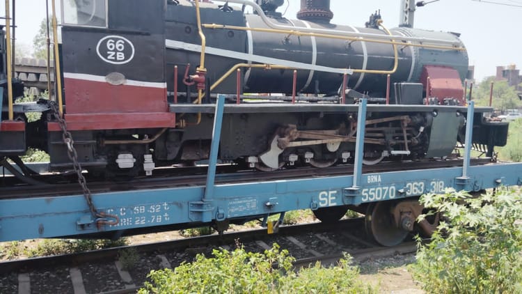 Railway's Historic Zb 66 Steam Engine Returns - Kangra News - Kangra ...