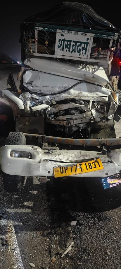 Pickup Crashes Into Stationary Truck; Driver Extricated After Cutting ...