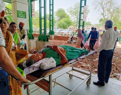 Struggling To Reach The Opd Due To Incomplete Construction Work ...