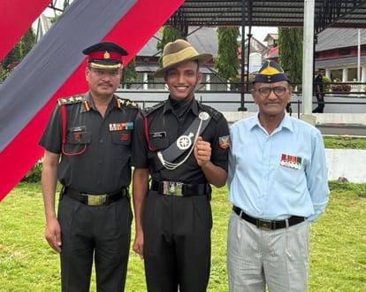 Father An Army Colonel, Son Becomes A Lieutenant. - Sirmour News ...