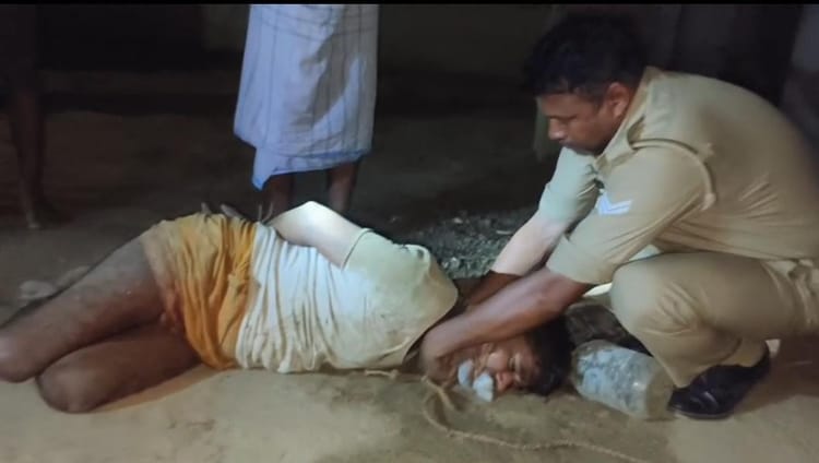 Young Man Beaten, Strangled With A Rope, Hands And Feet Tied, And A ...