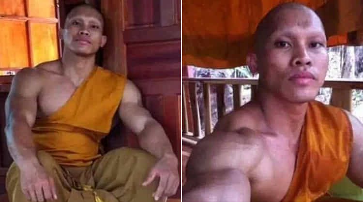Buddhist Monk Has Muscular Body Like Hollywood Stars, Photos Go Viral ...
