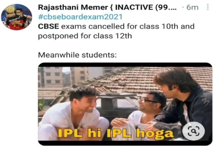 Cbse Cancelled 10th And 12th Board Exam Memes Are Going Viral On Social ...