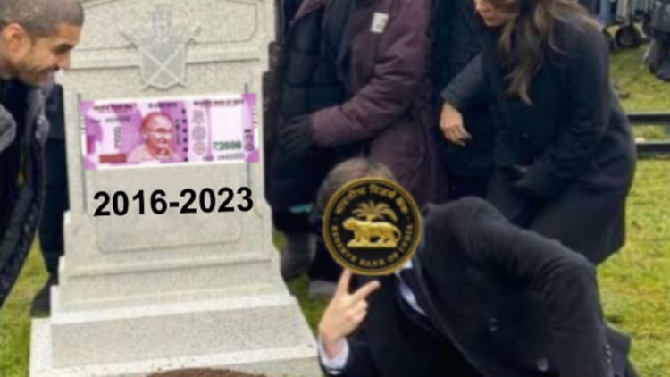 Rbi Banned Circulation Of 2000 Note 2000 Rupee Currency Funny Memes In ...
