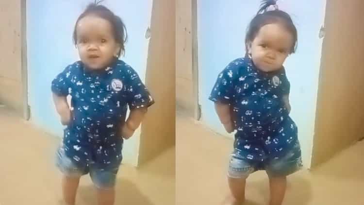 Little Girl Dance On Up Wala Tumka Lgau Song Video Goes Viral On Social ...