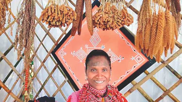 मिलेट्स क्वीन : श्री अन्न को संजोने में जुटी बैगा आदिवासी महिला, अनाज ...