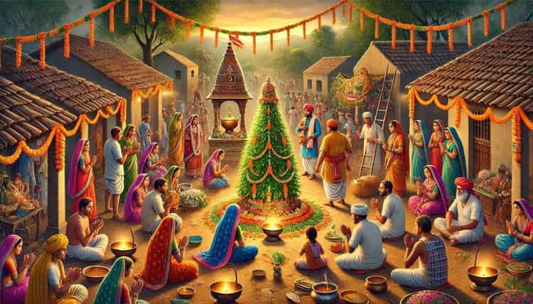 Lokrang : देवउठनी एकादशी पर फिर गूंजी सूप की आवाज, योगनिद्रा से जागे ...