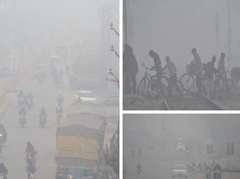 धुंध में ढकी नजाकत...देखिए, 10 खूबसूरत तस्वीरें - Fog In Lucknow - Amar ...