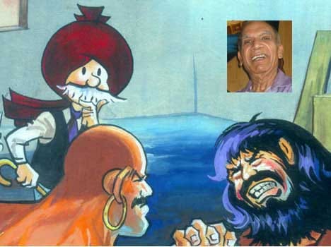 Famous Cartoons Of Pran On Sobu - Amar Ujala Hindi News Live - प्राण को ...