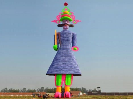 Prepared For Burn Ravan Of Barara, Once Again Will Make Record - Amar ...