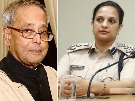 President Award To Controversial Ips Bharti Arora - Amar Ujala Hindi ...